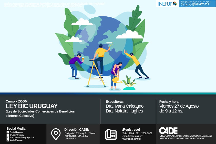 CursoCADE: Nueva LEY BIC URUGUAY. Beneficios e Interés Colectivo.